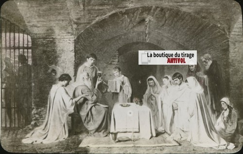 Colosseum, Rome Italy, Glass Plate Drawing, Black & White, Positive 8 ...