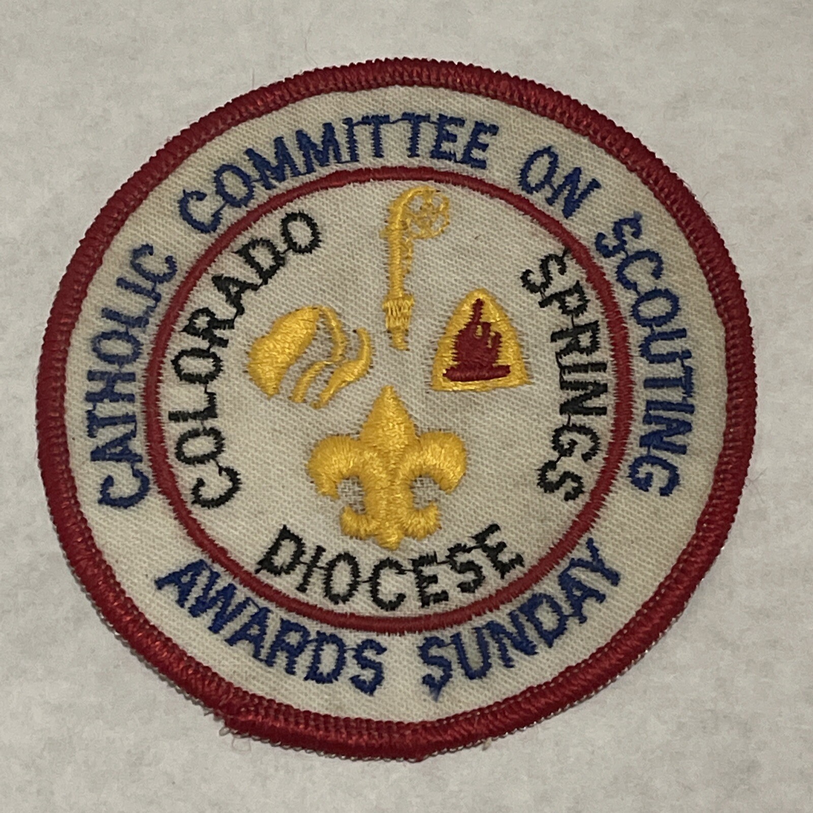 New - Catholic Committee on Scouting Patch - Colorado Springs Diocese ...