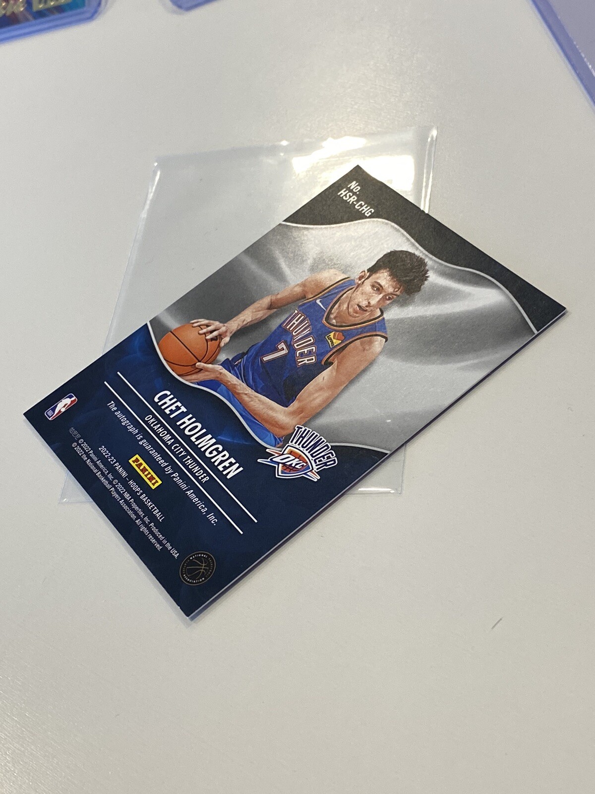 NBA HOOPS Chet Holmgren Auto autograph Hologram Rookie Card Hot ...