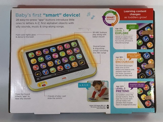 Baby Activity Tablet Educational Toys for 1 or 2 Years Toddler Learning ...