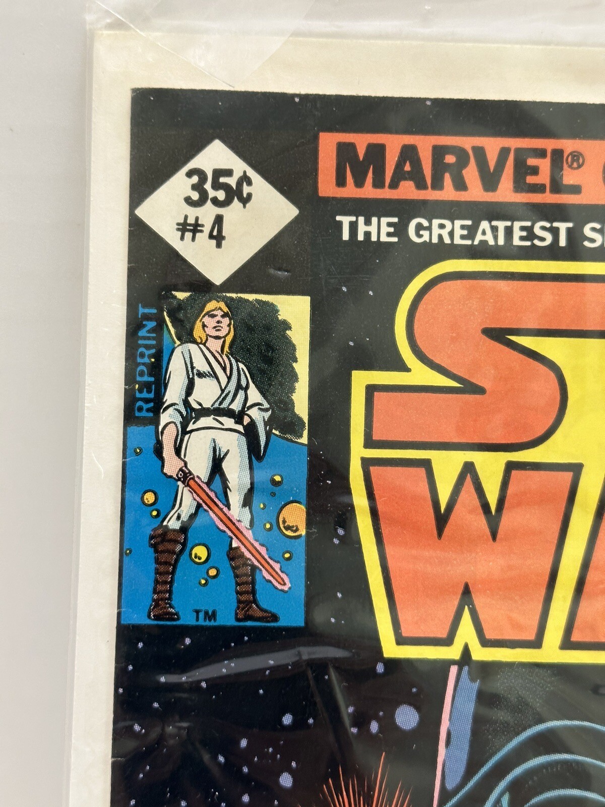 Star Wars #4 Comic Book 1977 Diamond Reprint Marvel Comics Bagged ...
