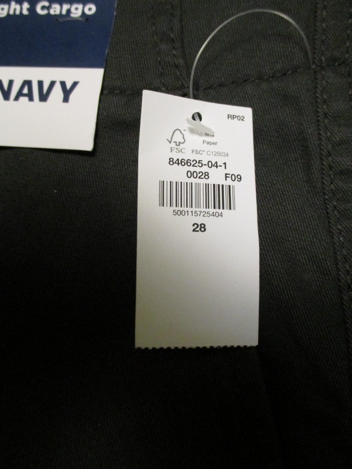 Old Navy Lived-In Men's Shorts, Gray, Cotton Blend, Size 28, NEW, Reg ...