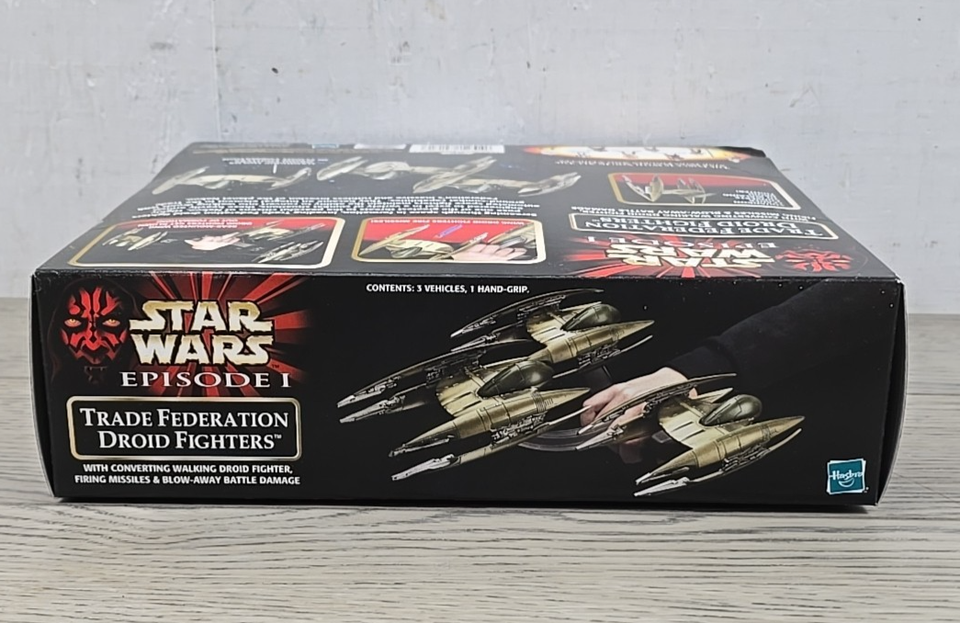 Hasbro 1998 Star Wars Episode 1 Trade Federation Droid Fighters - New ...
