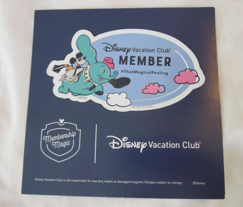 DISNEY VACATION CLUB MEMBER THAT MAGICAL FEELING MAGNET MICKEY MOUSE ...