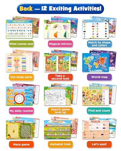 Preschool Learning Activity - Search and Find Book, Reusable Learning ...