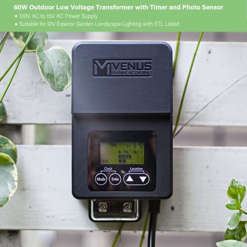 60W Low Voltage Transformer Weatherproof Outdoor Landscape Transformers ...