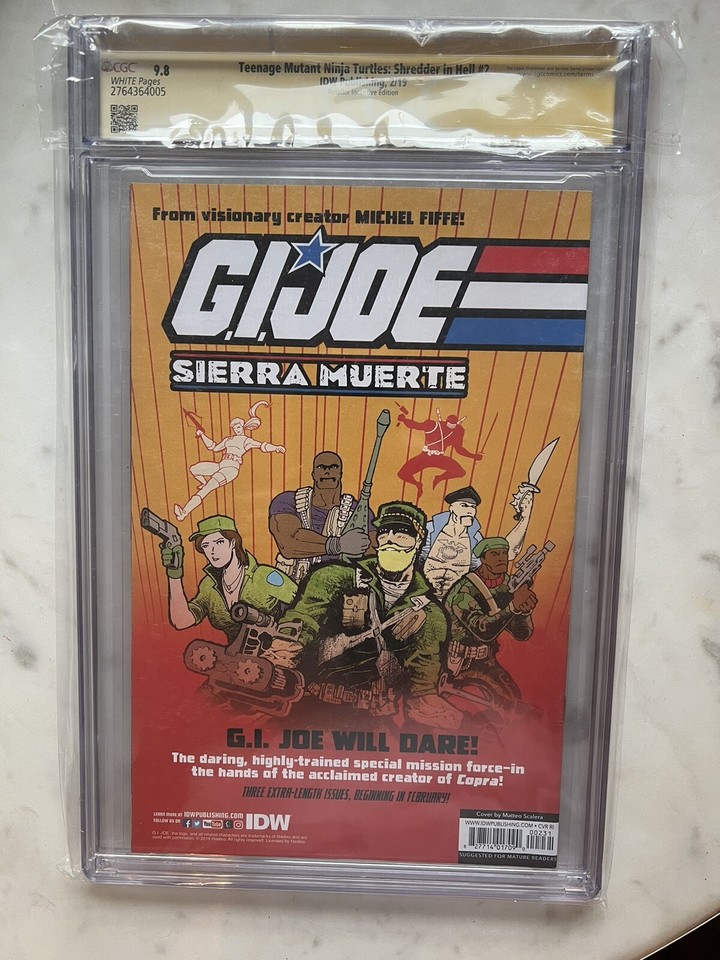 Teenage Mutant Ninja Turtles: Shredder in Hell #2 CGC 9.8 Scalera ...