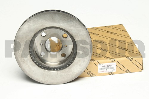 435120D190 Genuine Toyota DISC, FRONT 43512-0D190 | eBay