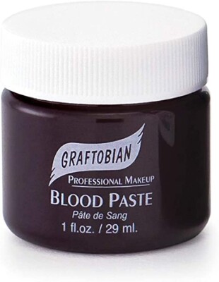 Graftobian SFX Fake Blood Paste-Deep Red- 1.oz -Stage ,TV, Theatrical ...