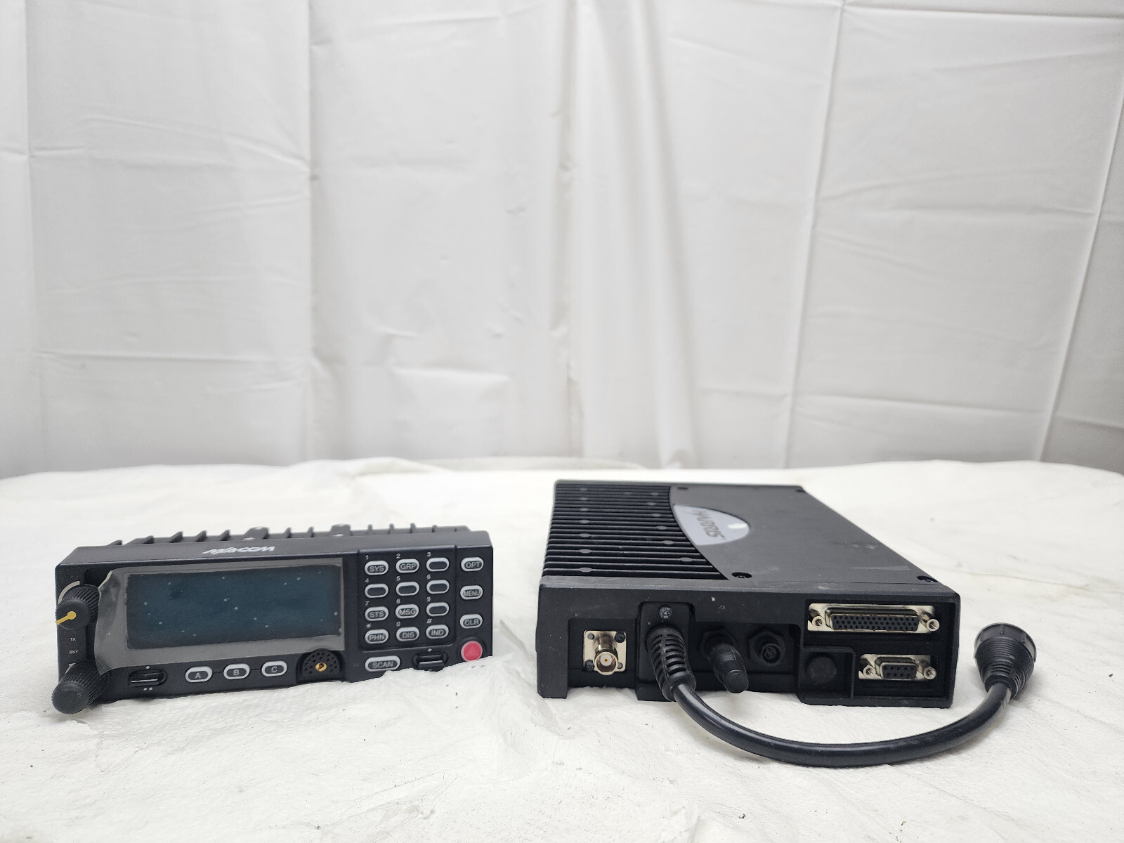 M/A-COM Harris Radio M7300/M5300 RU144750-061 MAMW-SDMXX ,Control Head ...