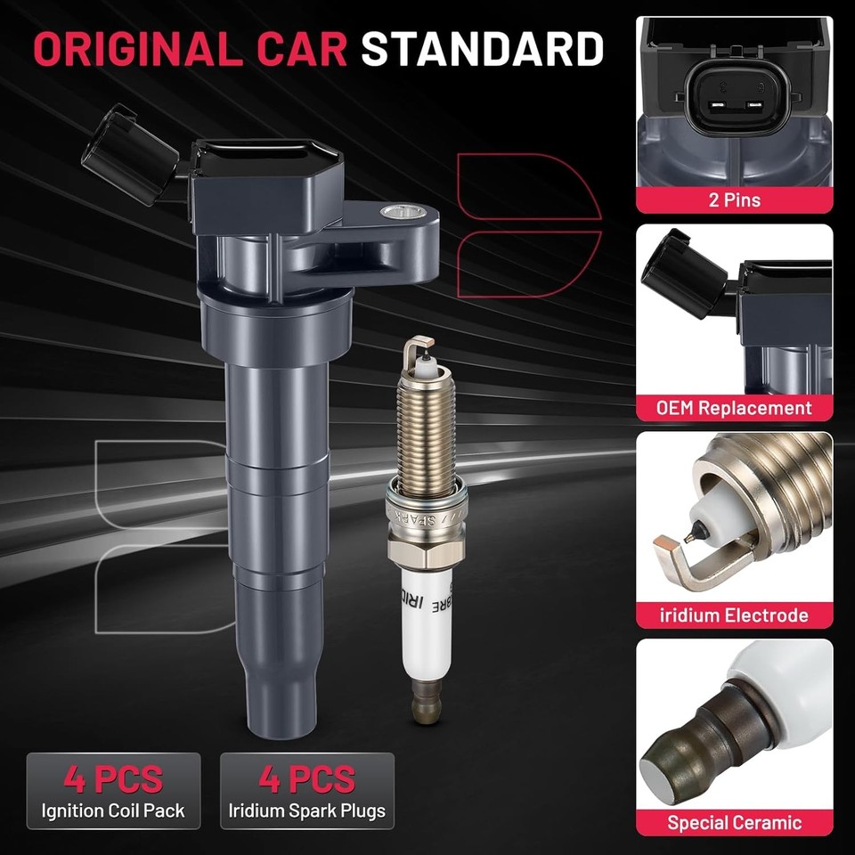 For UF647 Optima Soul Sportage Hyundai Genesis Ignition Coil Pack ...