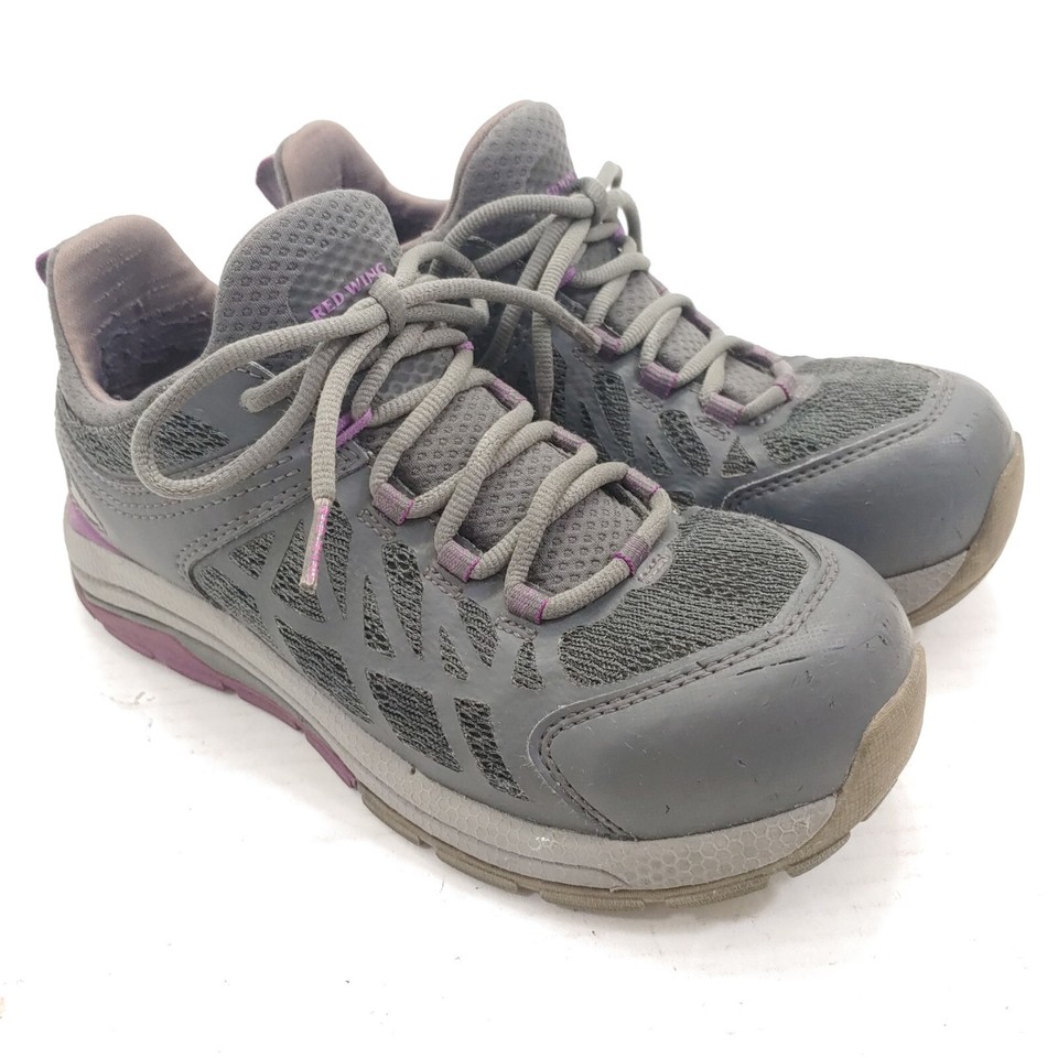 Red Wing CoolTech Steel Toe Work Boots Women's Size 6 B Shoes Vibram ...