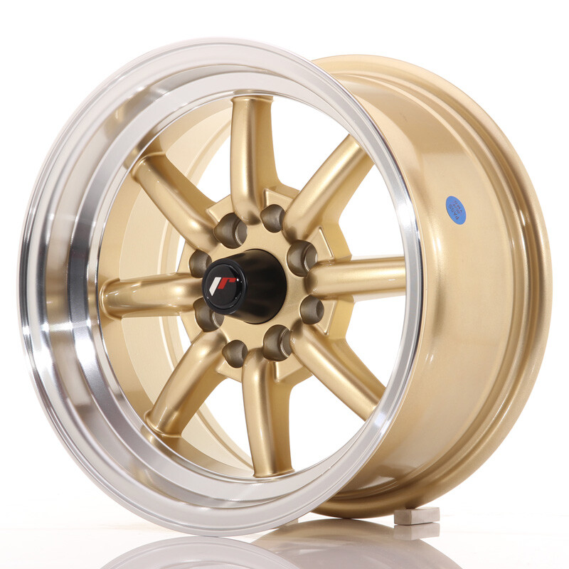 Japan Racing JR19 Alloy Wheel 14x7 - 4x114.3 / 4x100 - ET0 - Gold | eBay