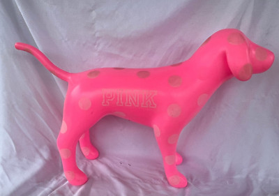 Victoria's Secret PINK Dog Polka Dot Hard Plastic Store Display ...