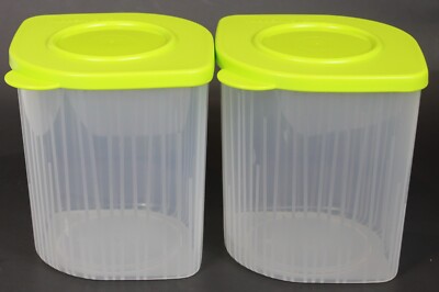 Tupperware Fresh N Cool Set of 2 Medium Modular Containers 4.25 Cup ...