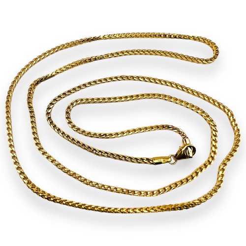 10k Yellow Gold Foxtail Link Chain Necklace Long 27" Inches 11g | eBay