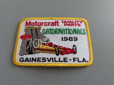 1989 MOTORCRAFT GATORNATIONALS GAINESVILLE NHRA DRAG RACING 4.5" PATCH ...