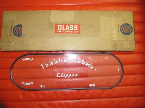1954 Packard instrument cluster glass overlay | eBay