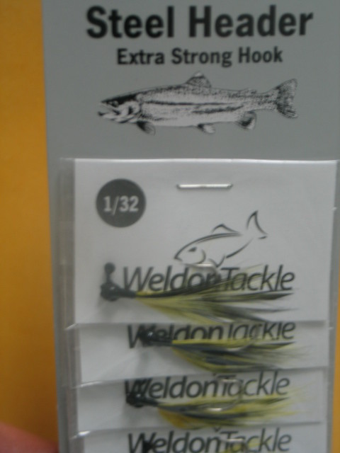 Lot Of 12 Weldon Mini Foo Steel Header Jigs 1/32oz CATS EYE Trout Jigs ...