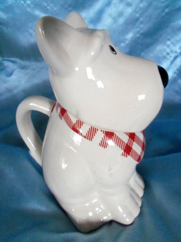 White Scottish Terrier Scotty Dog Mug Sugar Bowl & Lid MSRF Design ...