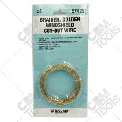 Tool Aid 87425 Braided, Golden Windshield Cut-Out Wire | eBay