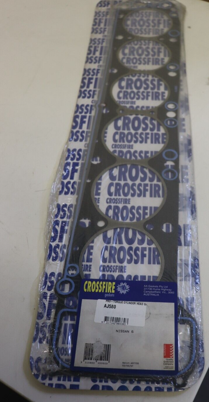 NEW CROSSFIRE CYLINDER HEAD GASKET AJ580 - FITS NISSAN DATSUN SKYLINE 2 ...