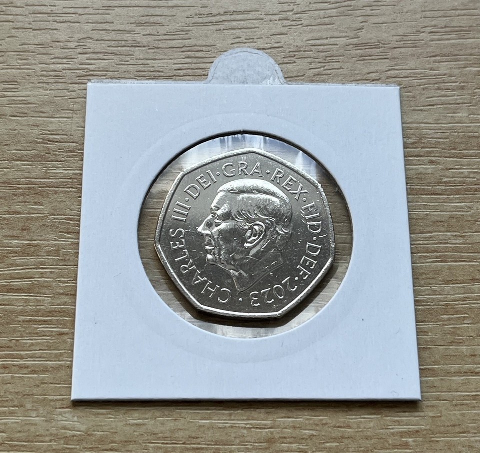 2023 - Atlantic Salmon 50p Coin - NON PRIVY From A Sealed Bag. Low ...