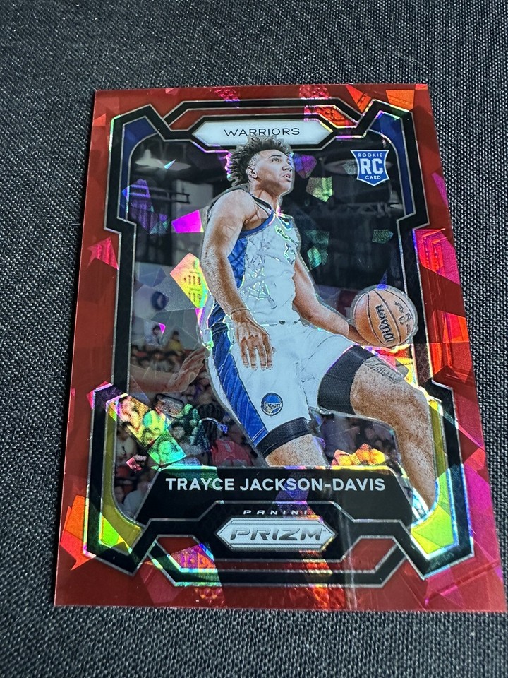Trayce Jackson-Davis 2023-24 Panini Prizm Red Cracked Ice RC Warriors | eBay