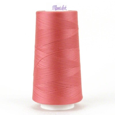 Pink Coral Maxi-lock 3000yd Superior Quality Polyester Overlocker ...
