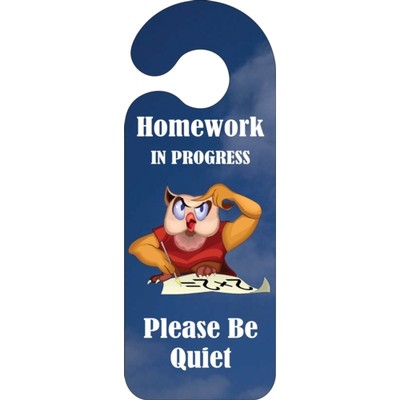 Homework In Progress Please Be Quiet Bedroom Quality Vinyl Novelty Door ...