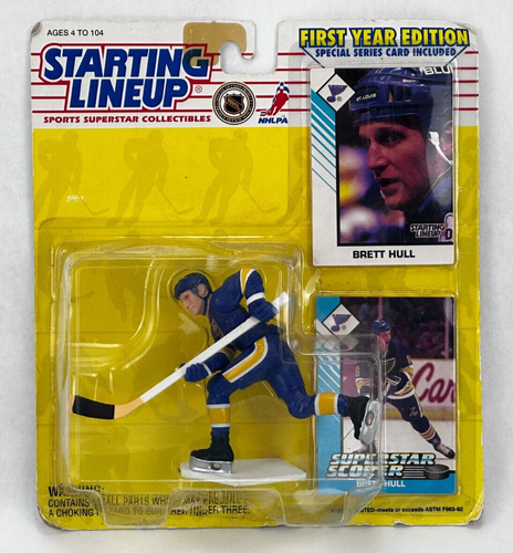 STARTING LINEUP ~1993 ~ BRETT HULL - St. Louis blues. FIRST YEAR ...