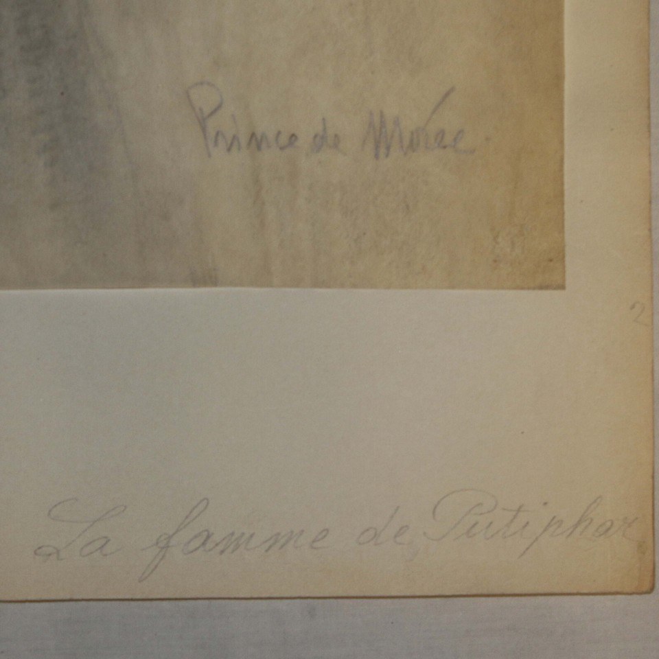 Original Pencil Drawing of Prince De Morée Crivez (The Woman of ...