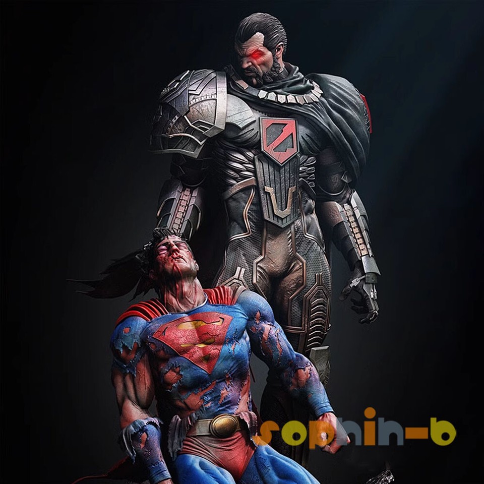 General Zod vs Super Man 1:6 Resin Model Kit Unpainted 3d Print GK ...