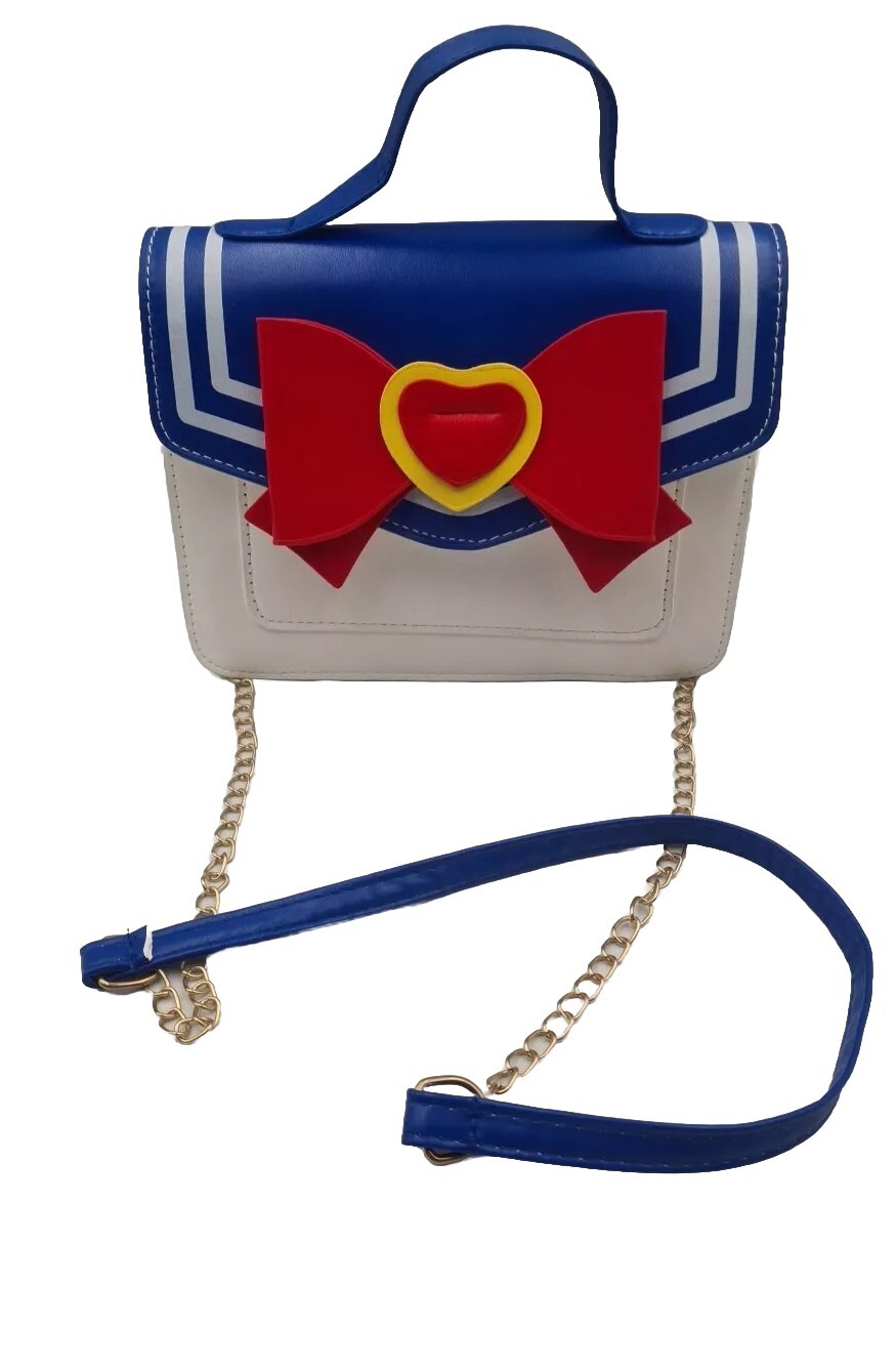 Sailor Moon Cosplay Faux Leather Chain Handbag Bag Ma… - Gem