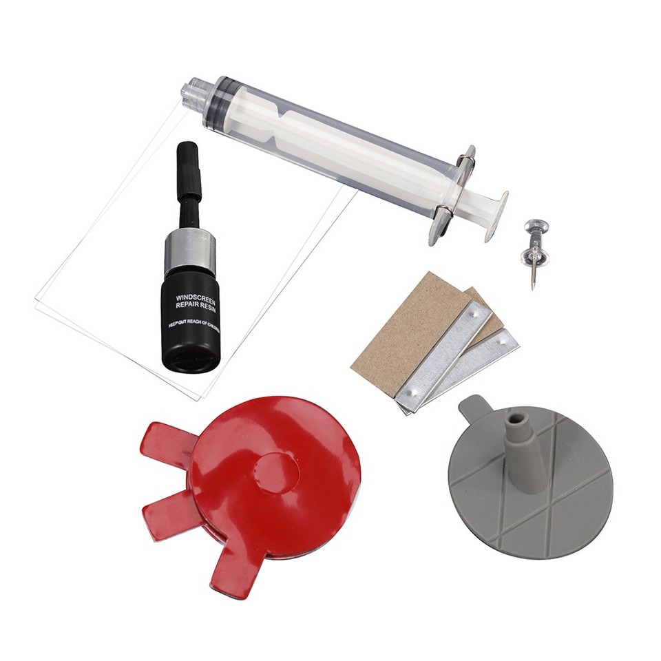 Windshield Chip Crack Repair DIY Kit Car Windscreen Restoration Tool ...