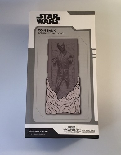 Star Wars Han Solo in Carbonite Coin Bank Culturefly Exclusive Disney ...