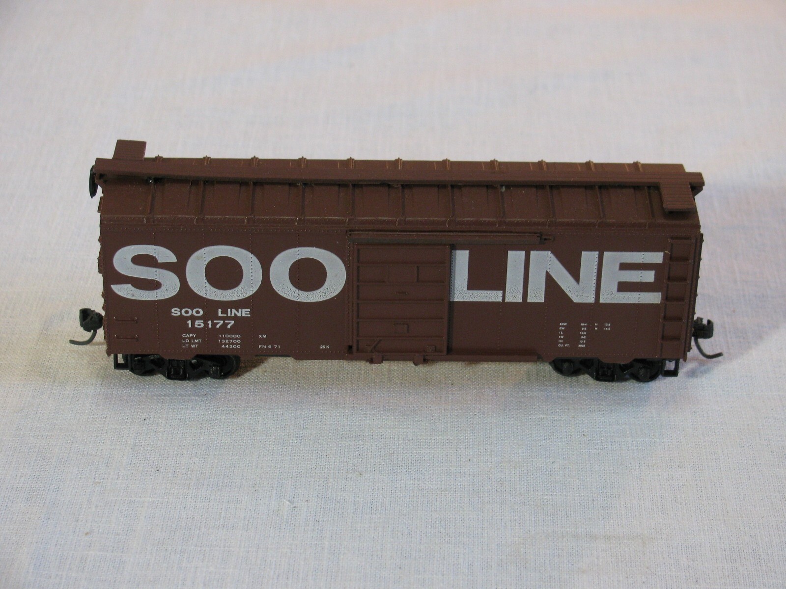 Vtg Roundhouse HO Scale Boxcar, Soo Line #15177, Kadees | eBay