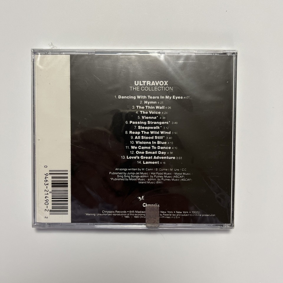 ULTRAVOX - The Collection - CD -Brand New - MINT 94632149022 | eBay