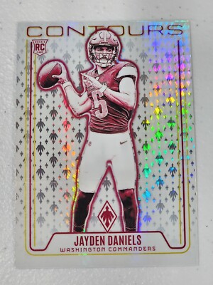 Jayden Daniels 2024 Phoenix Contours Hyper Rookie Parallel #CON-JDS Commanders | eBay