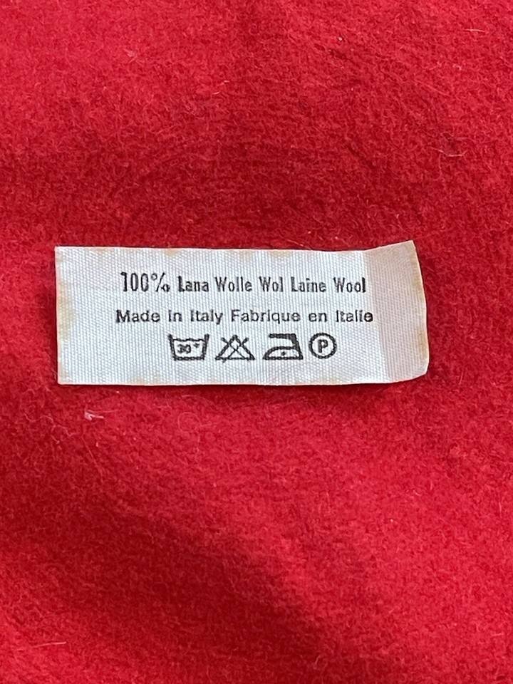 Vintage Classic Red Wool Beret One Size Adult Made in Italy | eBay