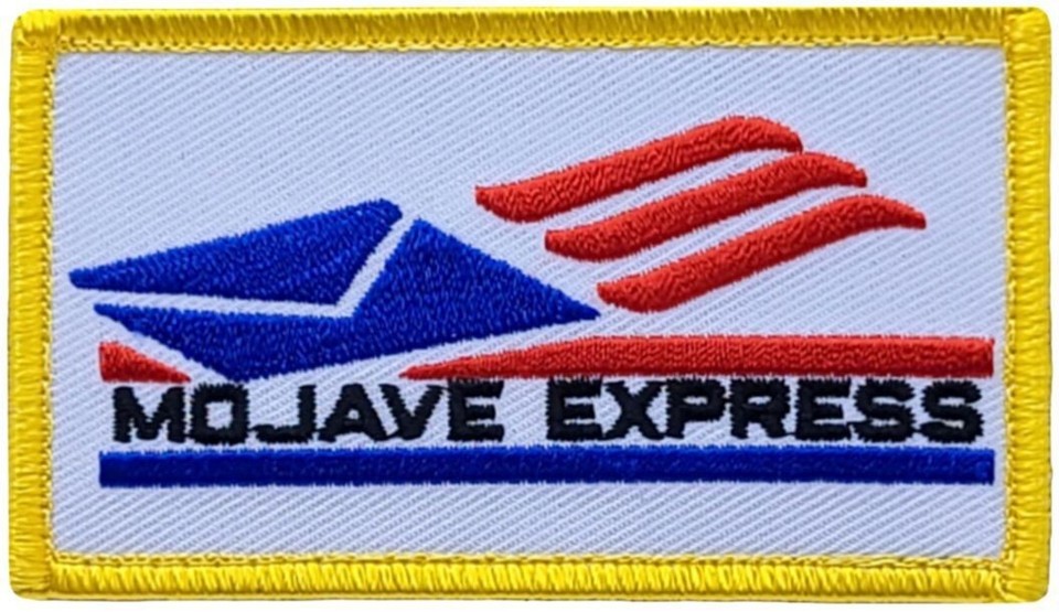Mojave Express Fallout Game Courier Embroidered Patch | 2PC HOOK ...