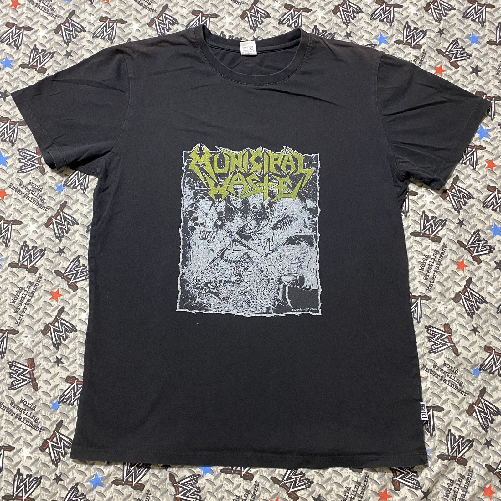 Municipal Waste Band T-Shirt Men's Medium - Gem