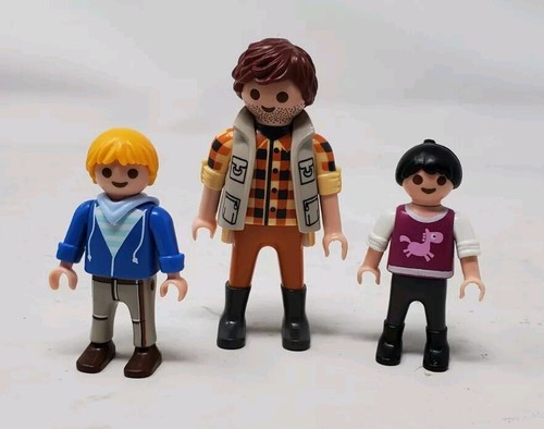 Lot Playmobil Figures Male Father Boy & Girl | eBay