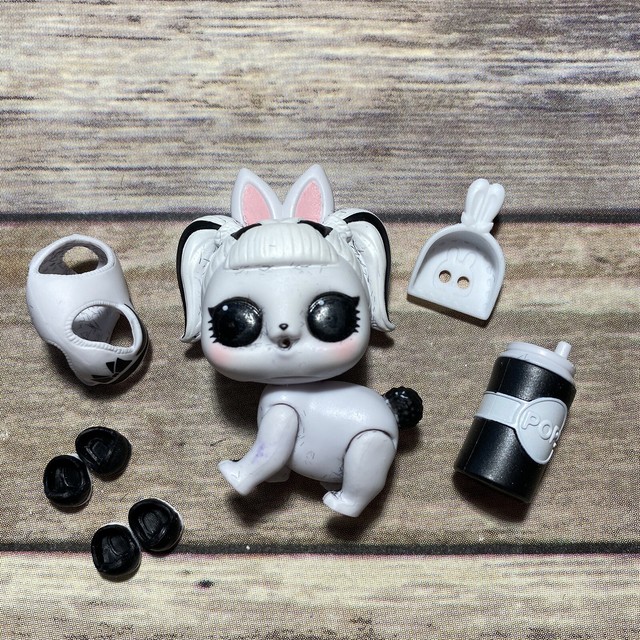 LOL Surprise Doll PETS YANG HOP RABBIT BUNNY Dolls YANG QT PET Fuzzy ...