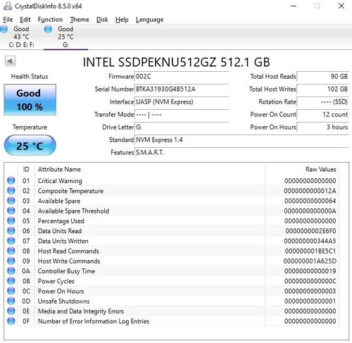 LOT OF 5,2280 M.2 Intel 670p 512GB M.2 NVMe Internal SSD (SSDPEKNU512GZ ...