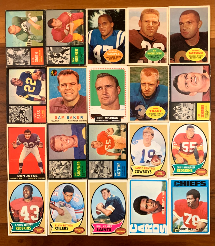 +HOF+ VINTAGE FOOTBALL CARD LOT (200 CARDS!) | eBay