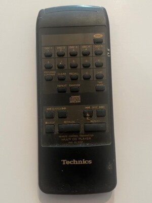 Technics Multi CD Remote control RAK-SL306P-Free Shipping | eBay