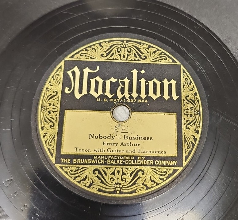 Prewar Hillbilly 78 Emry Arthur ~Going Around The World~ Vocalion 5230 ...