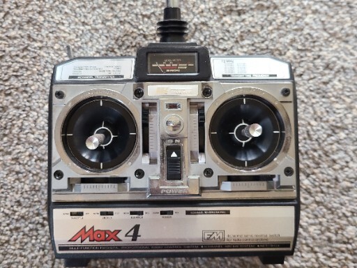 JR Max Remote Control Model Airplane 4CH 4 Channel Transmitter 72Mhz ...