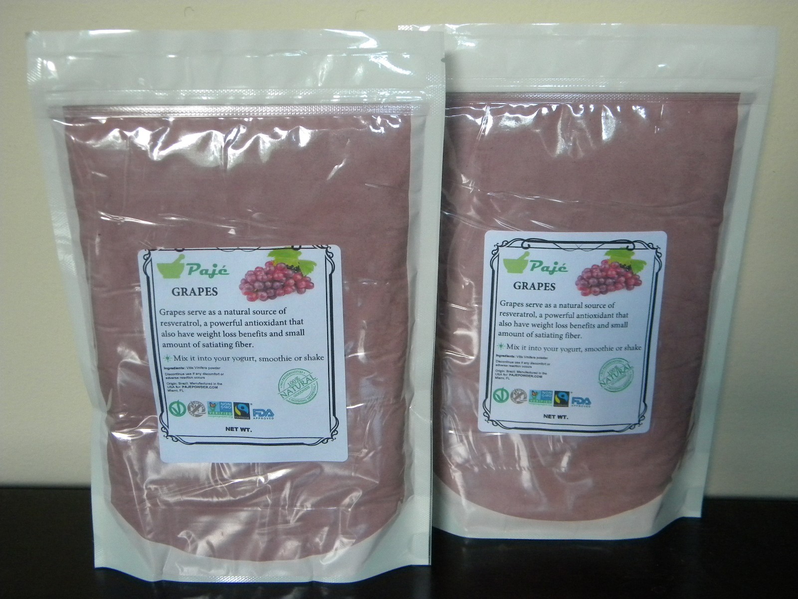 GRAPES powder 32oz 2LB - antioxidant red resveratrol, weight loss ...